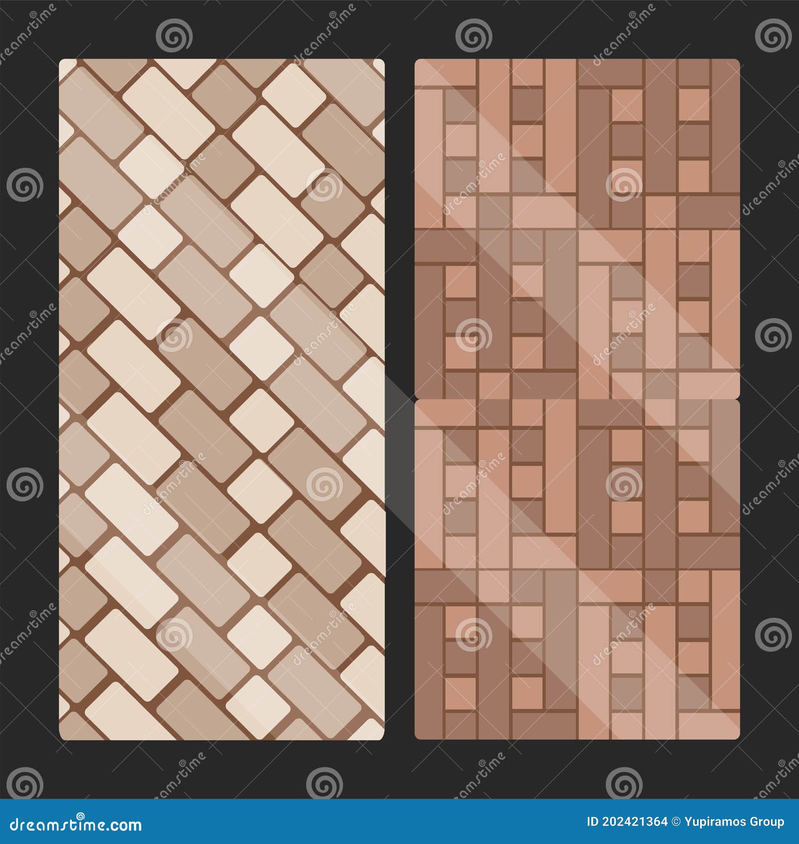 Paving Tiles Texture Rectangular Background Stock Vector - Illustration ...