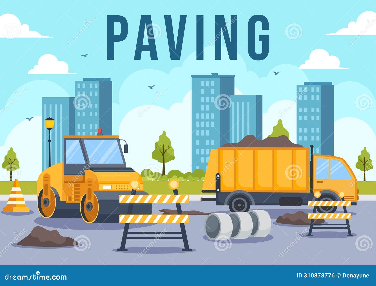 Paving Vector Icon On White Background. Flat Vector Paving Icon Symbol Sign From Modern ...