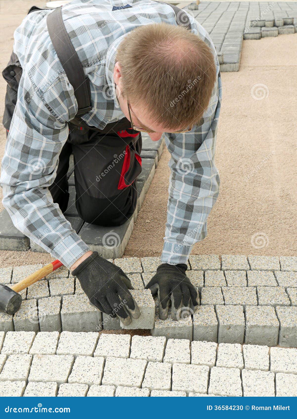 Paving work stock photo. Image of ground, trade, surface - 36584230
