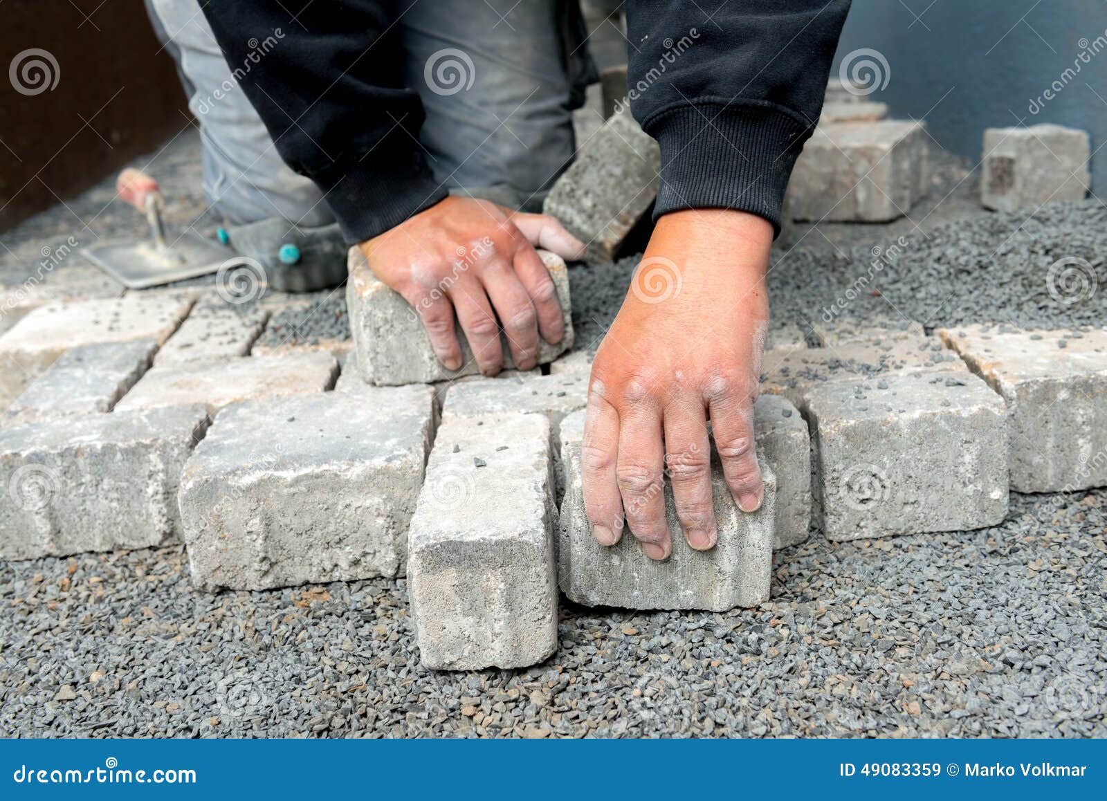 Pavior stock image. Image of paving, business, path, block - 49083359
