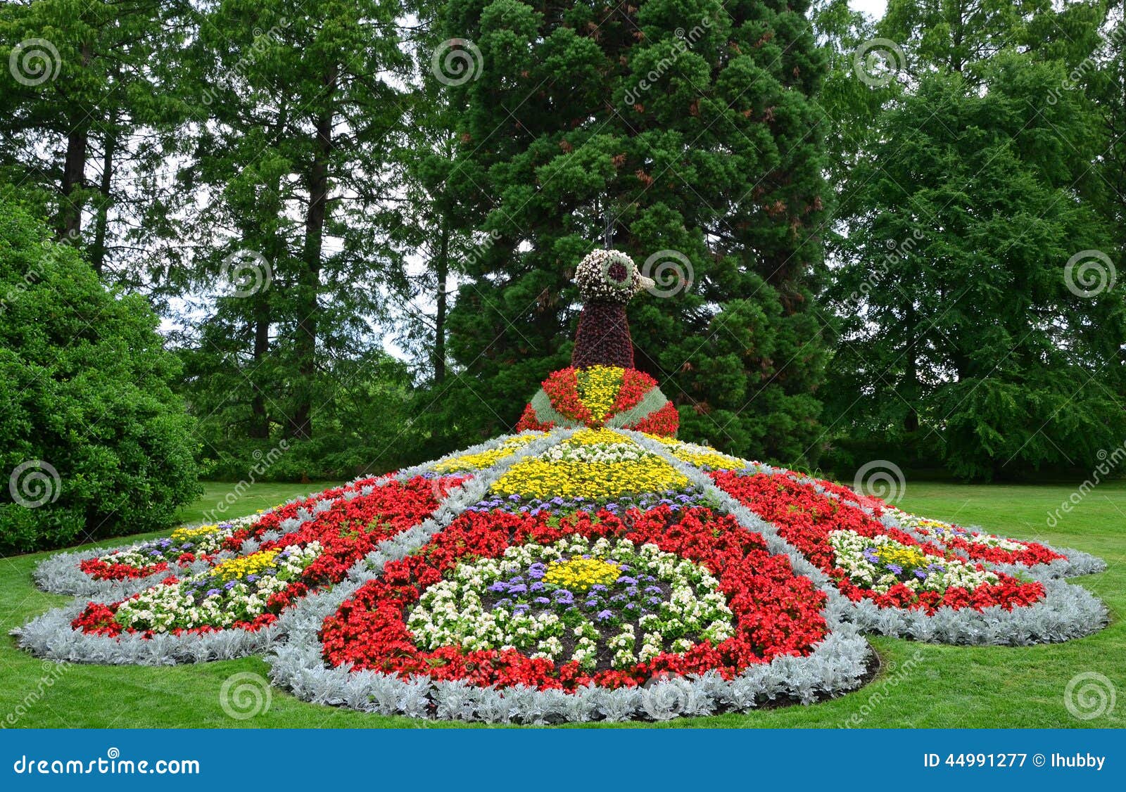 Pavo real de la flor imagen de archivo. Imagen de decorativo - 44991277