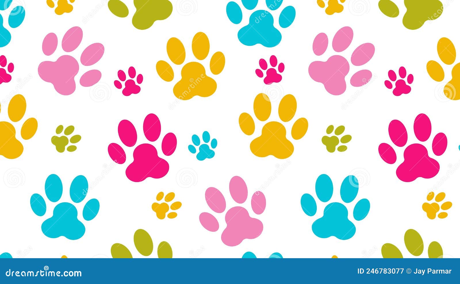 Paw Dog Desktop Wallpaper stock illustration. Illustration of desktop ...