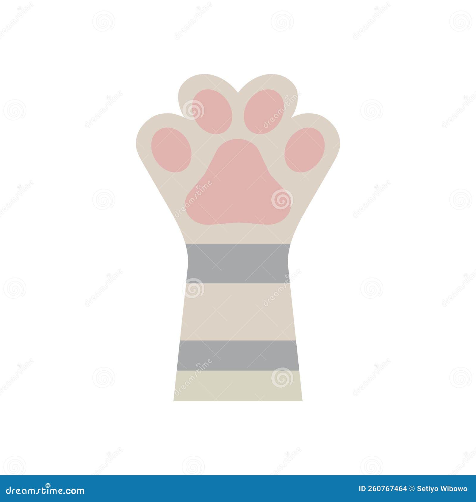 Paw Logo Design Vector Illustration Design Template Stock Vector ...