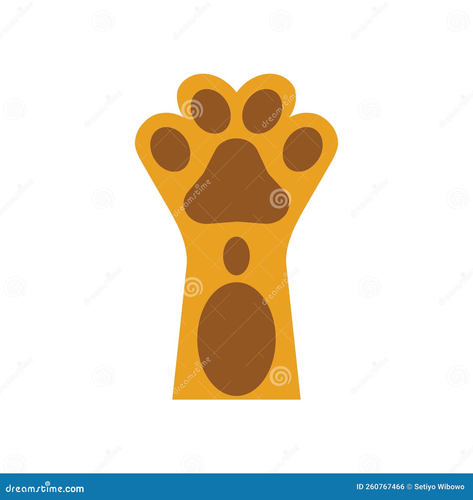 Paw Logo Design Vector Illustration Design Template Stock Vector ...