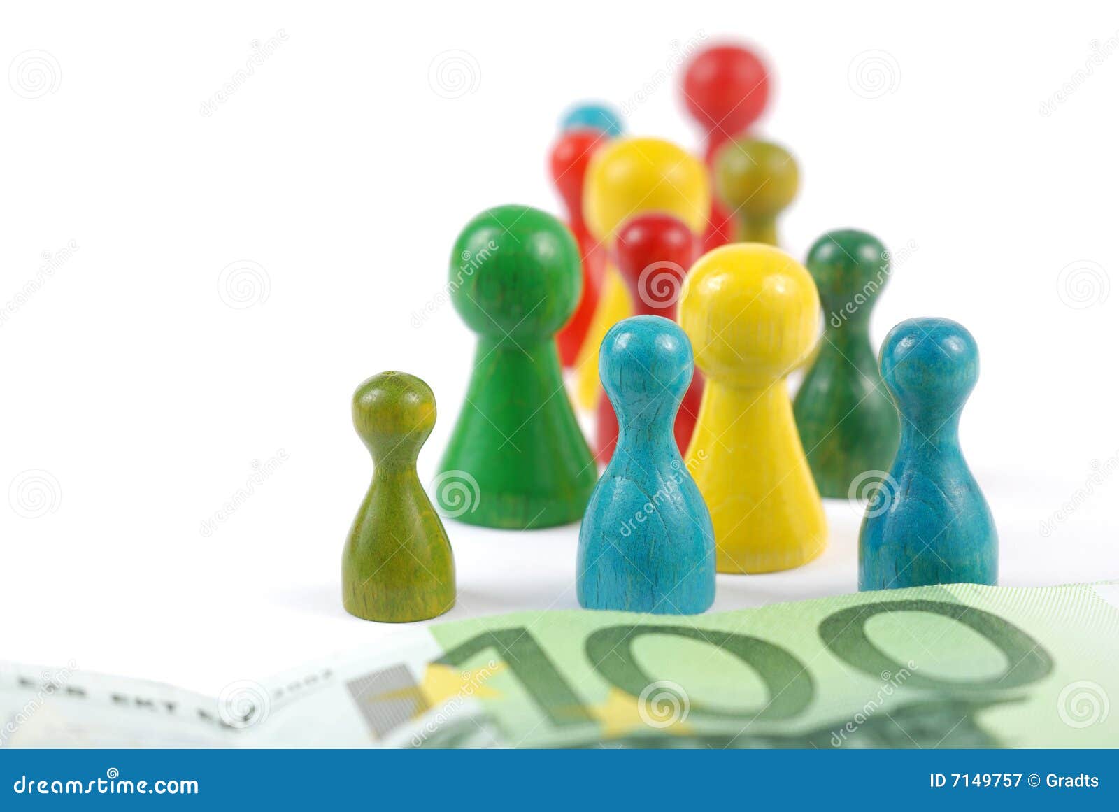 Pawn money concept stock image. Image of credit, crowd - 7149757