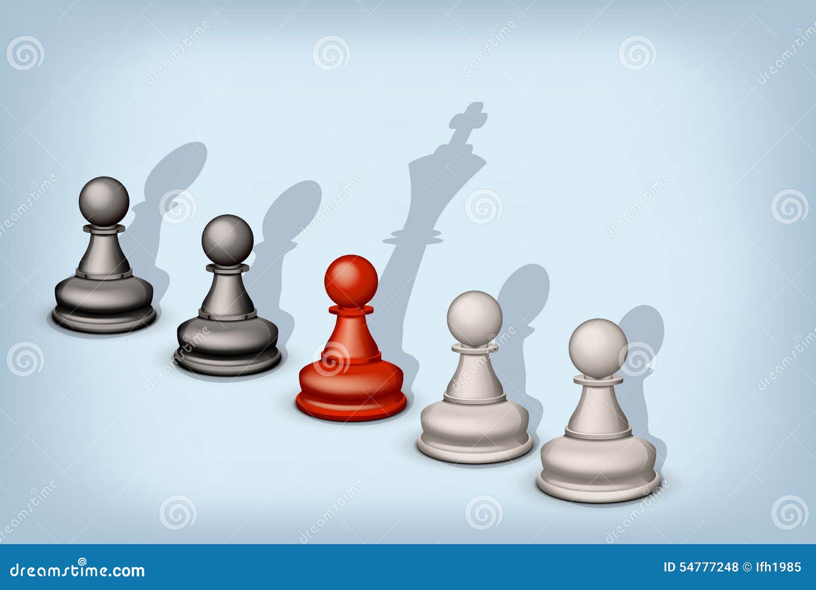 Pawn queen stock vector. Illustration of chess, battle - 54777248