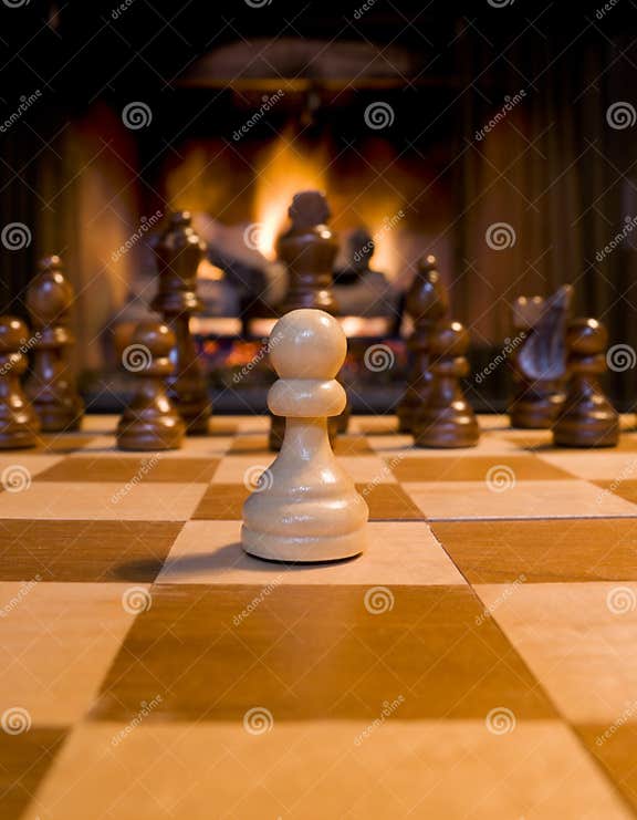 A Pawn`s Life stock image. Image of fire, play, chessboard - 164480693