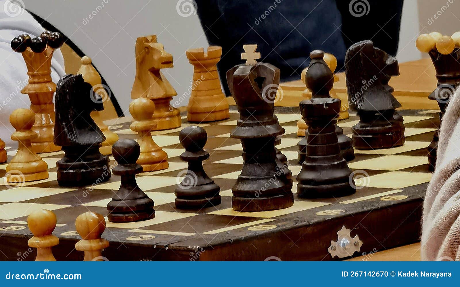 Pawn Watching Their King Fighting Stock Photo - Image of king, pawn ...