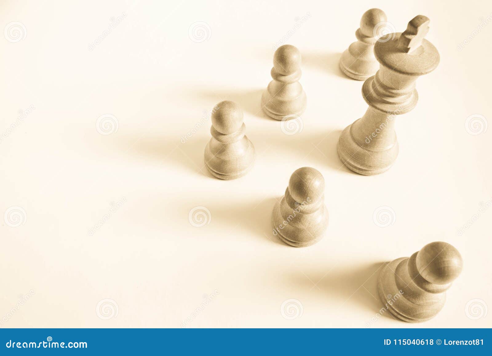 Pawn from white set chess stock photo. Image of copy - 115040618