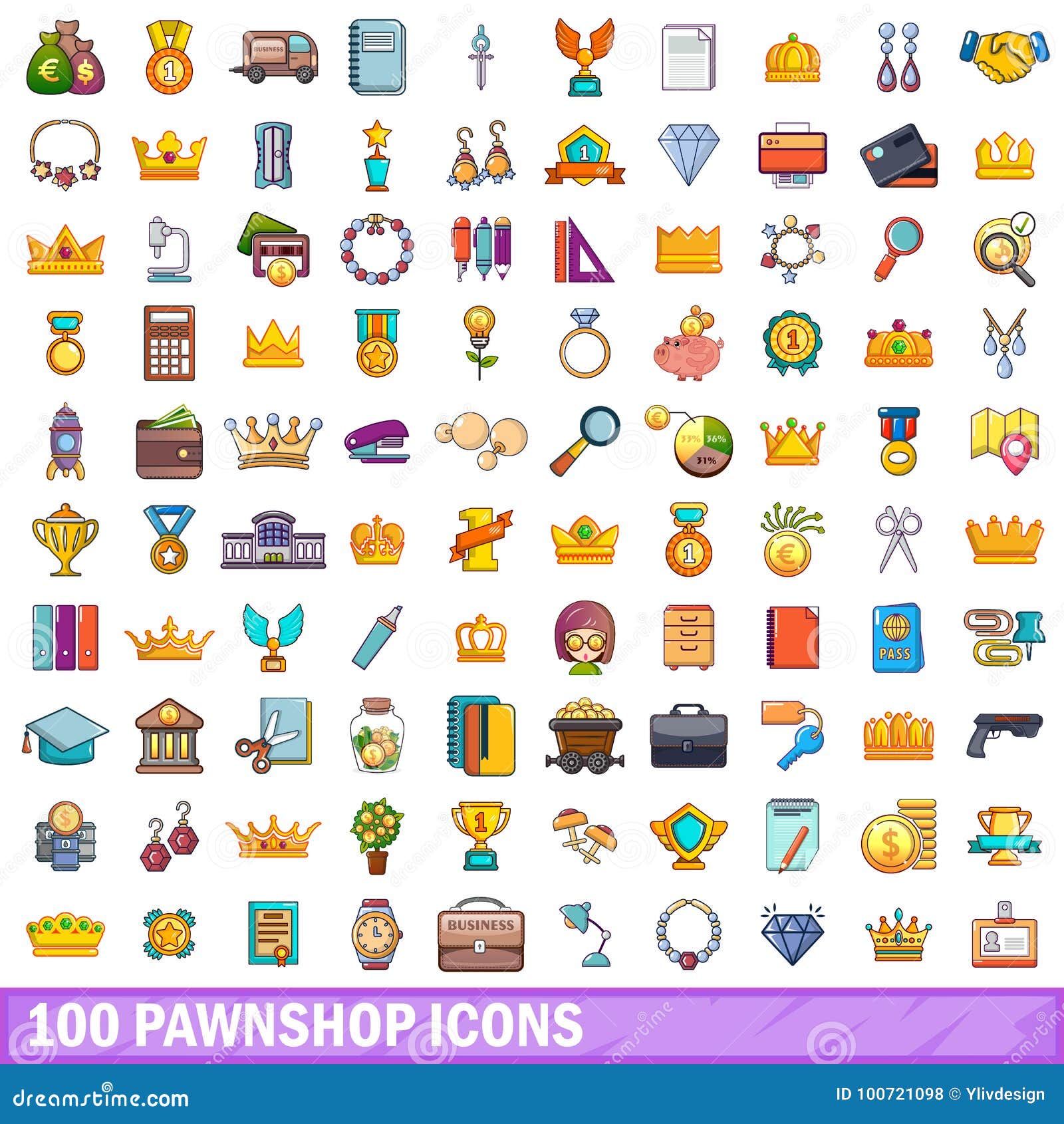 Pawnshop Cartoon Character Set, Vector Flat Isolated Illustration ... Pawnshop Cartoon Character Set, Vector Flat Isolated Illustration ...