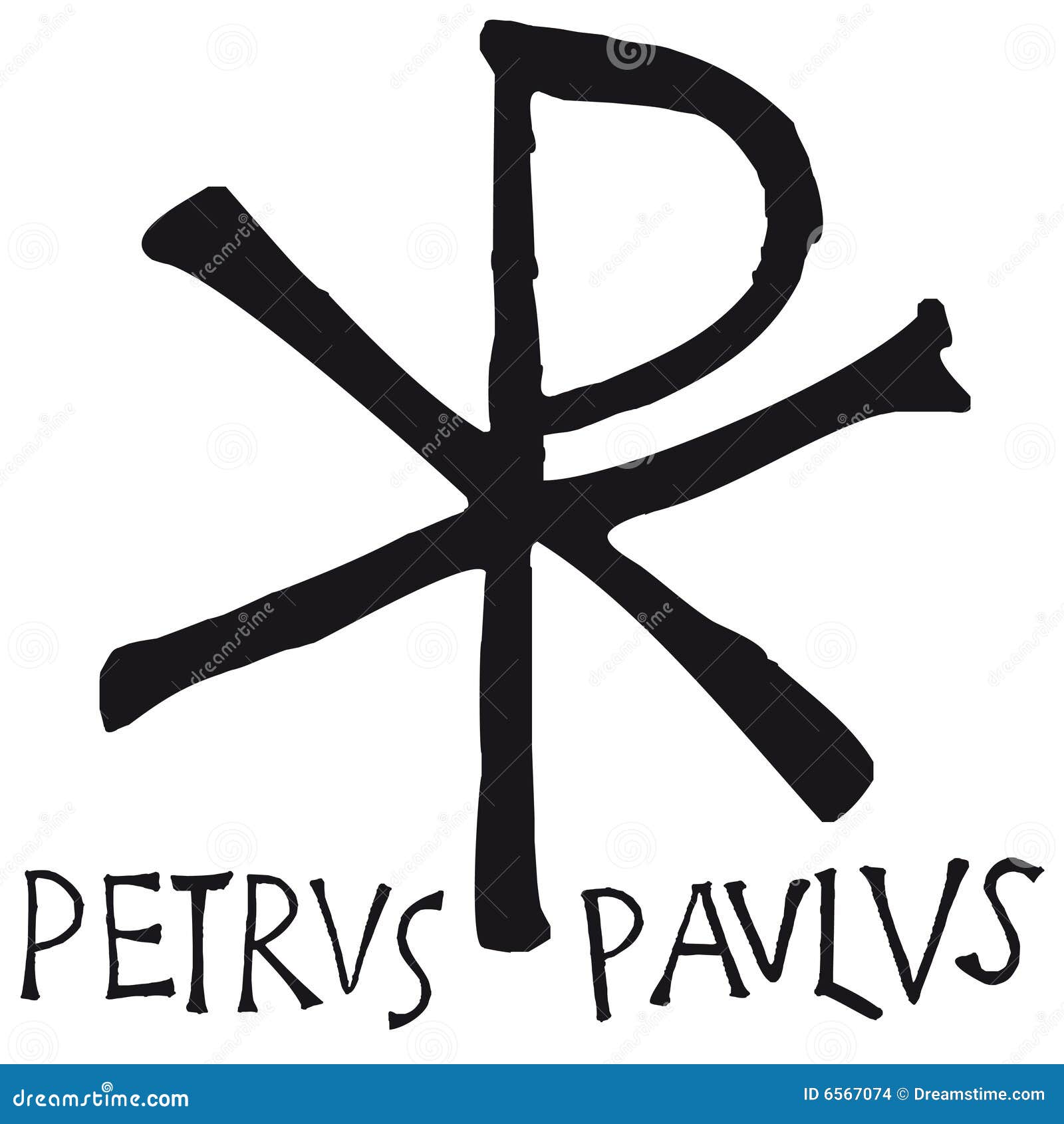 Pax symbol (vector) stock vector. Illustration of apostles - 6567074