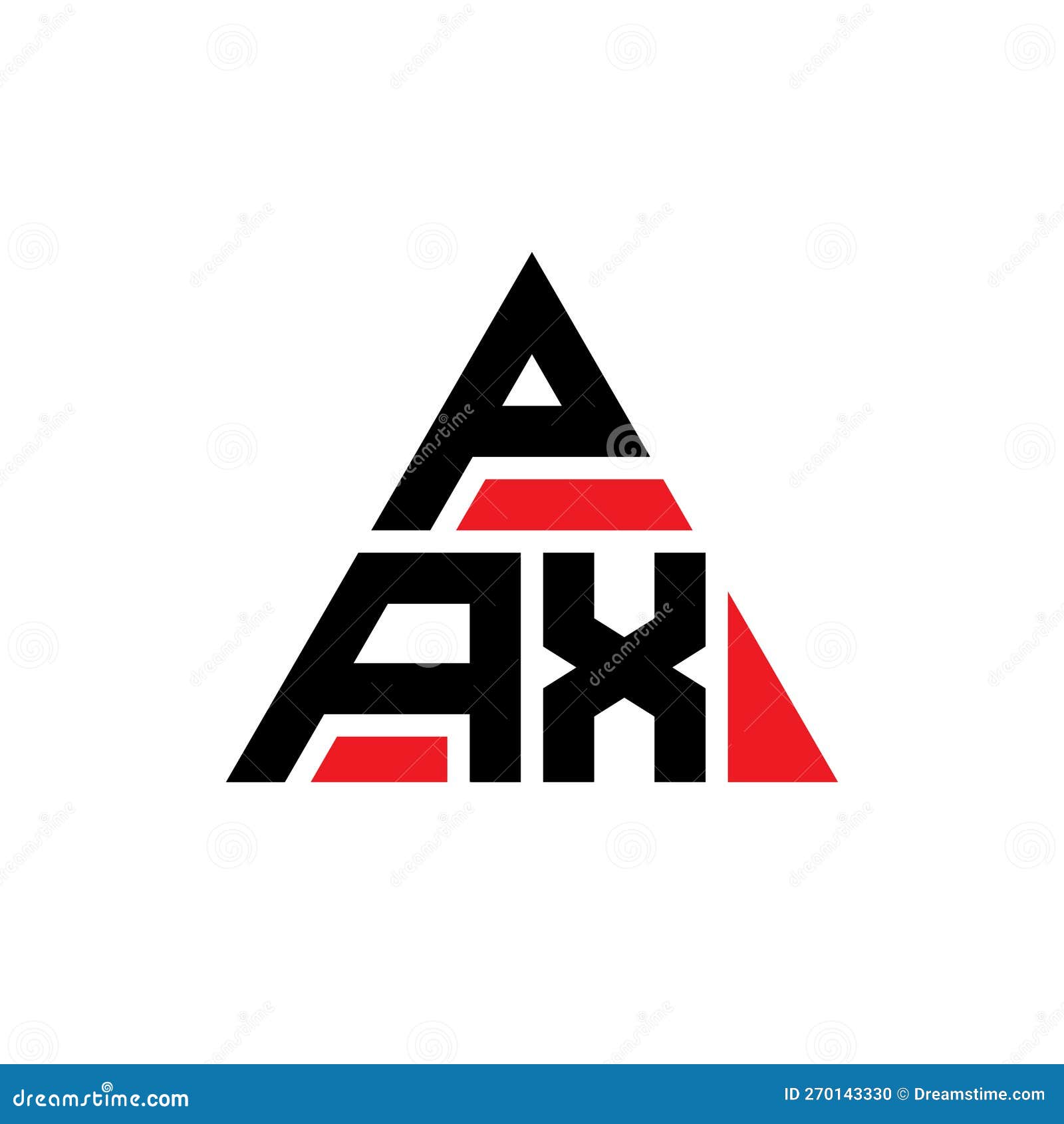 PAX Triangle Letter Logo Design with Triangle Shape. PAX Triangle Logo ...