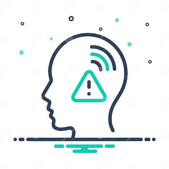 Mix Icon for Pay Attention, Pay and Alert Stock Vector - Illustration ...