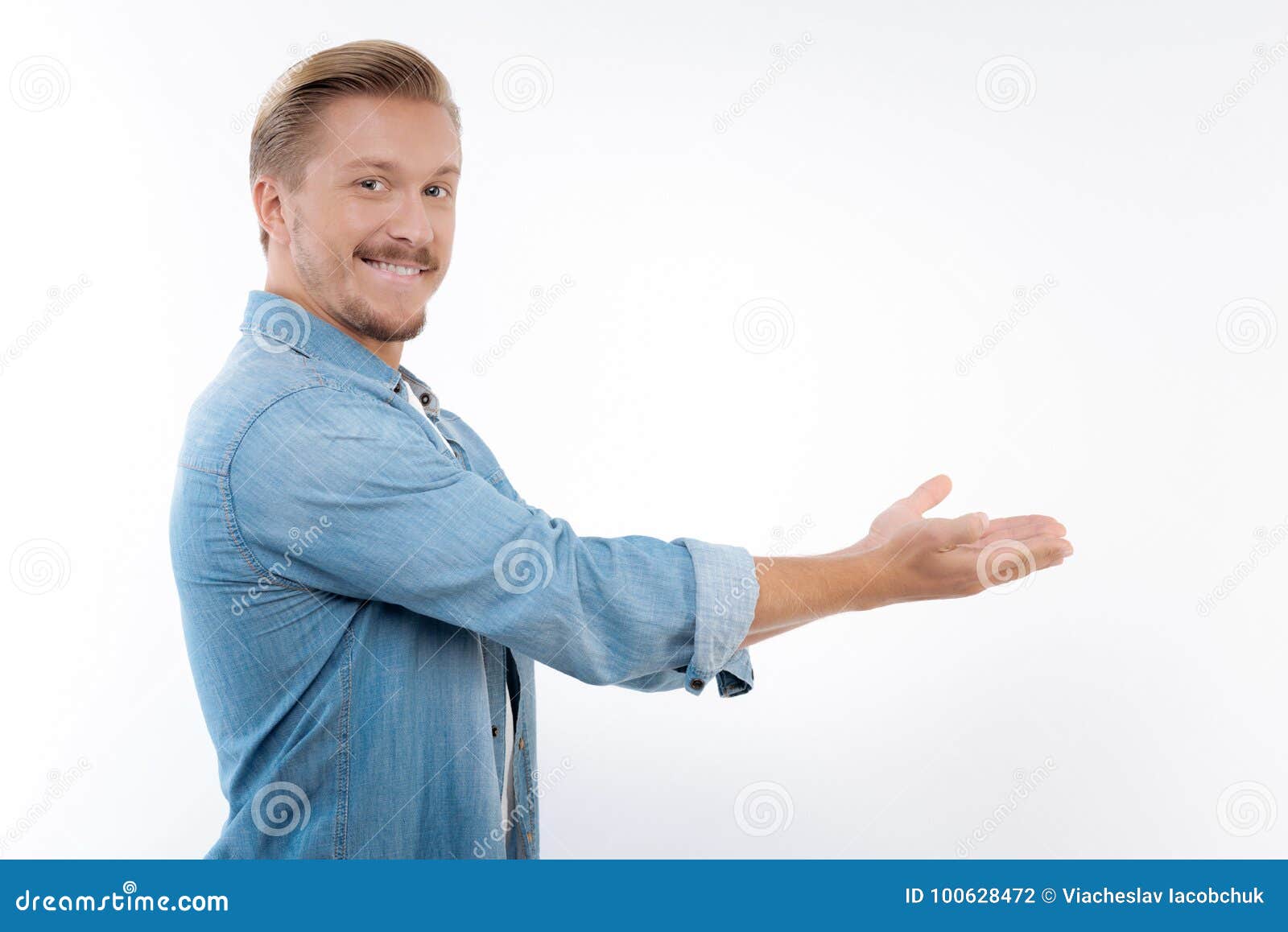 Person Pointing At Something
