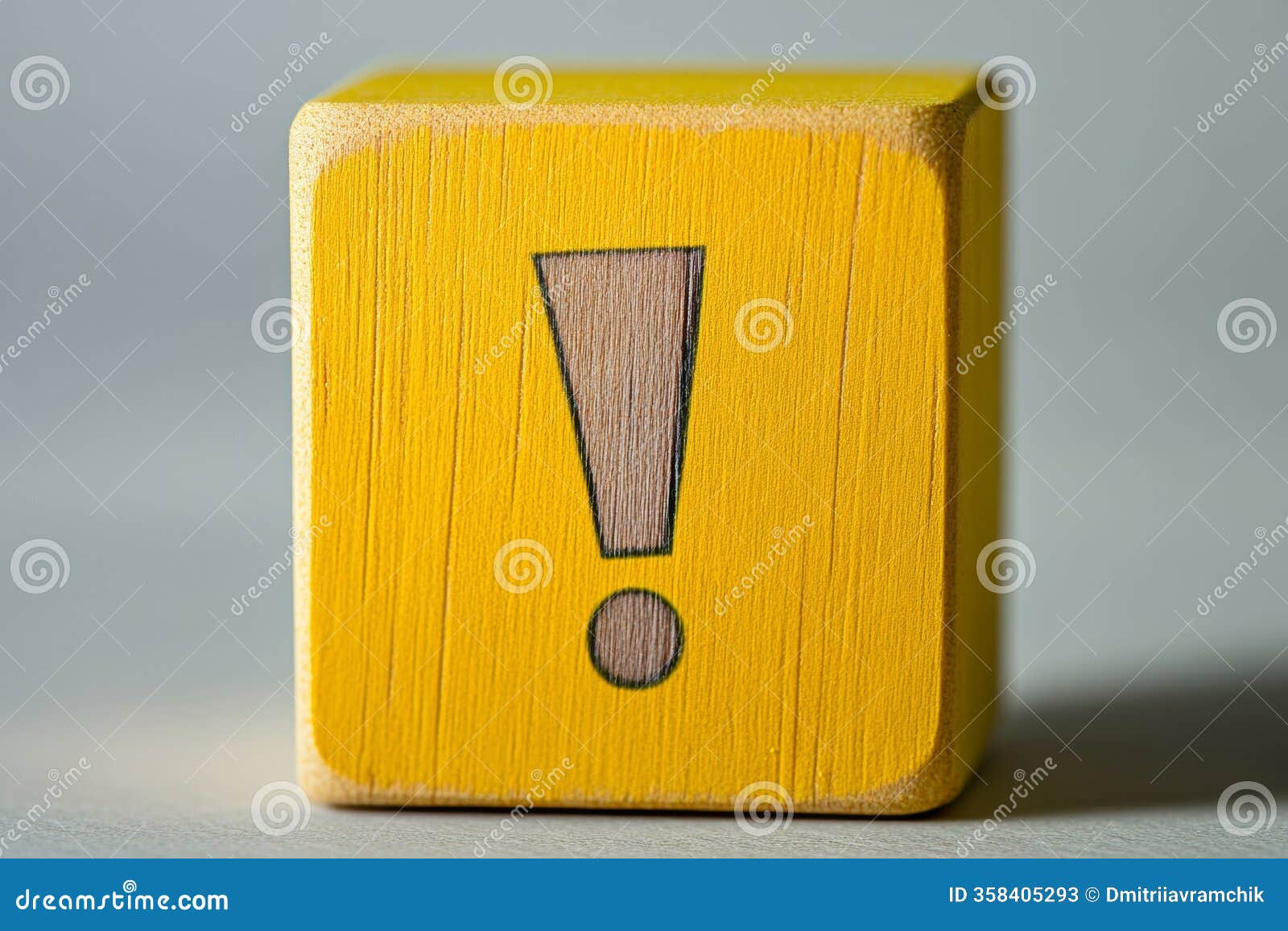 Pay Attention To a Yellow Block with an Exclamation Mark that Signifies ...