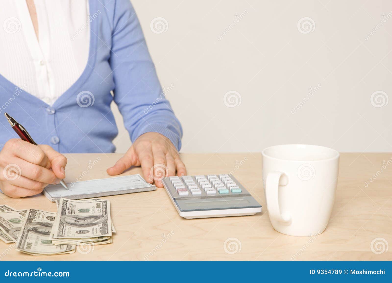 Pay, Bill, Work Day stock image. Image of calculator, bill - 9354789