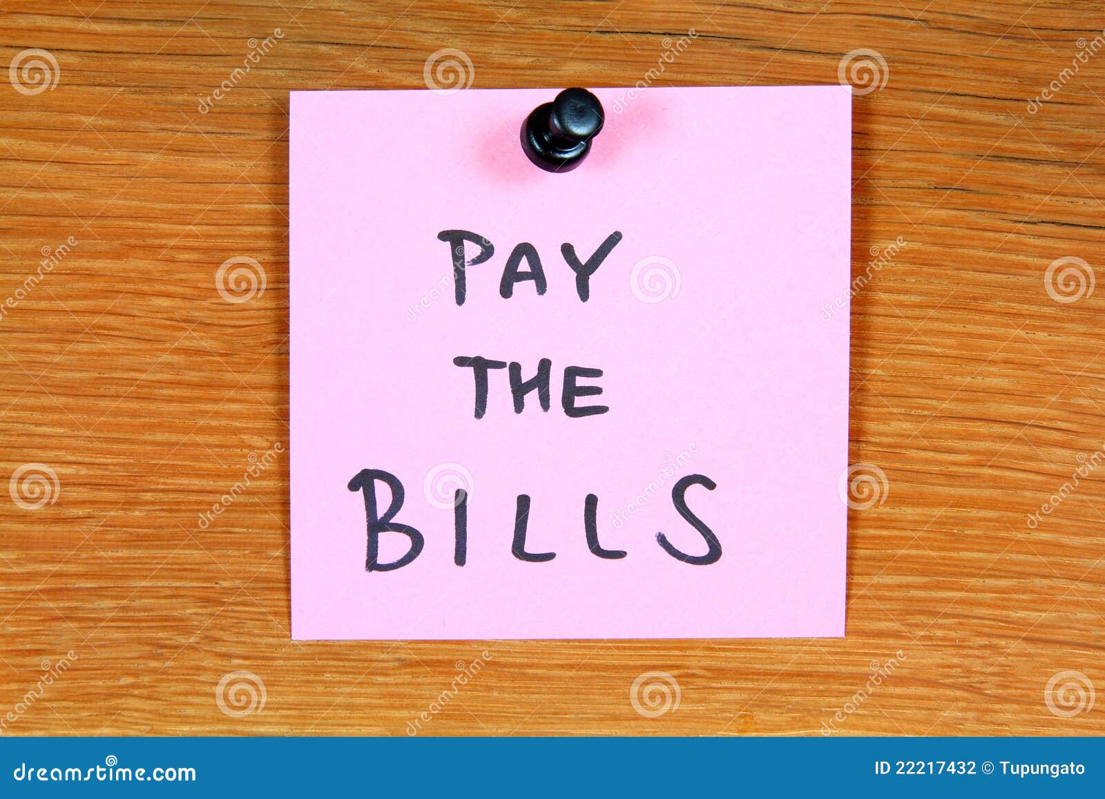 Pay the bills stock photo. Image of message, deadline - 22217432