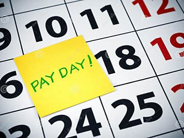 Pay day stock photo. Image of memo, macro, planning, event - 20677204