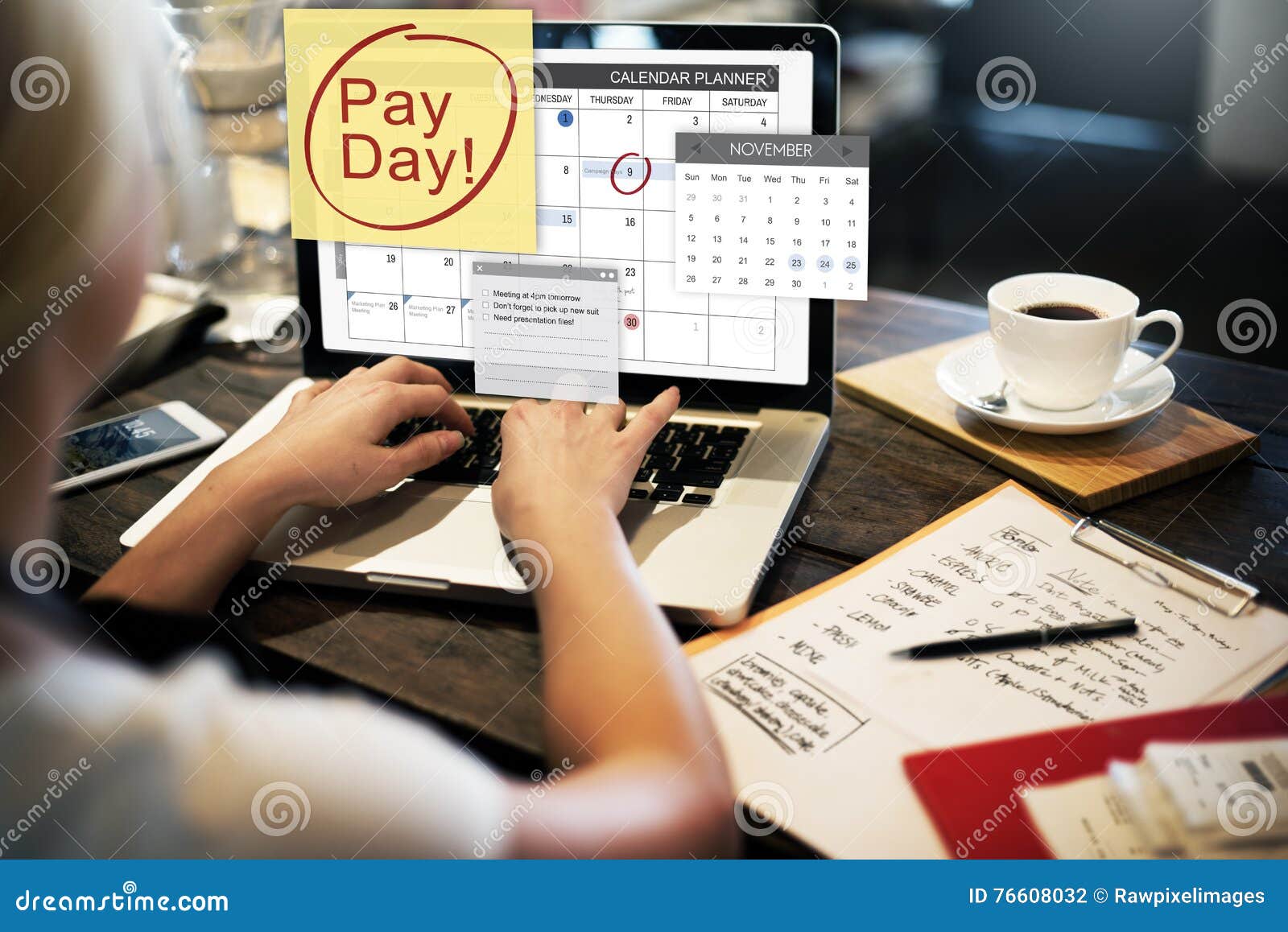 Pay Day Accounting Banking Budget Economy Concept Stock Photo - Image ...