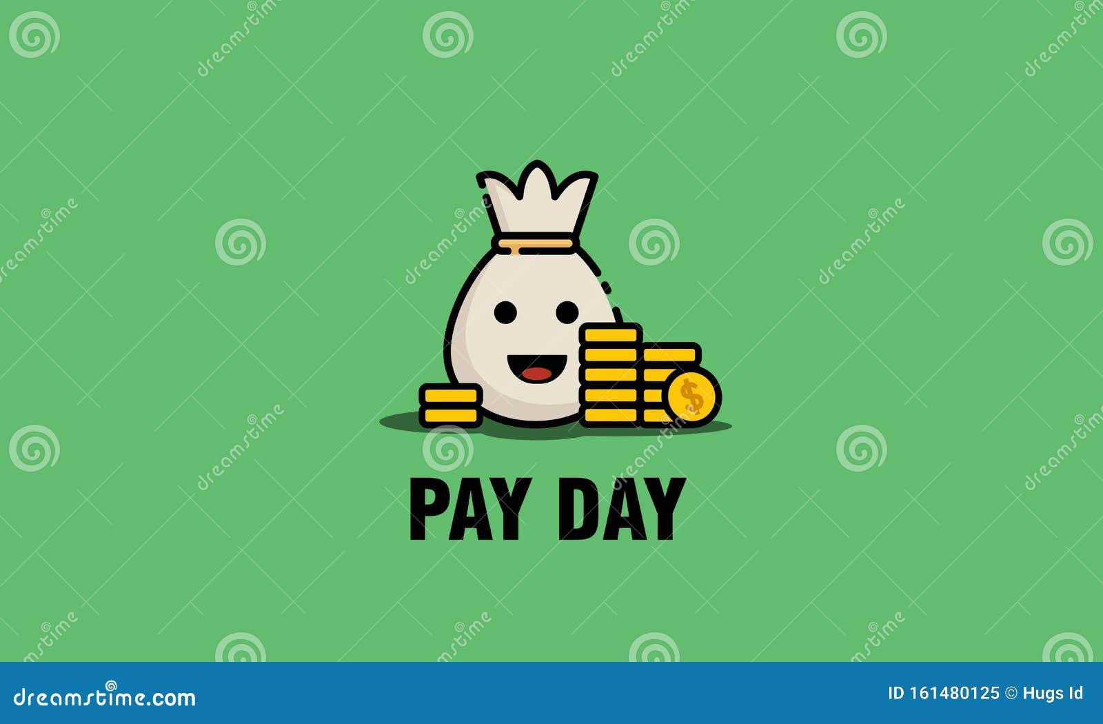 Pay Day Vector stock vector. Illustration of graphic - 161480125