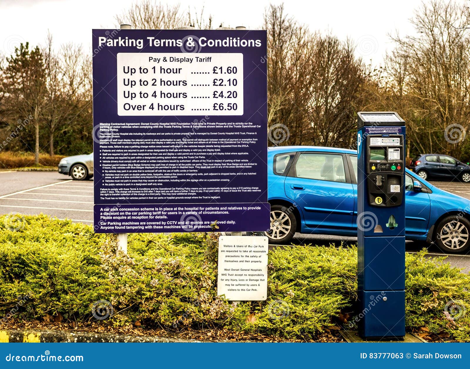 Pay and Display Car Park Ticket Machine, Editorial Stock Photo - Image ...