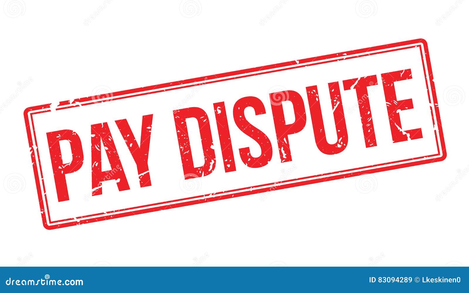 Pay dispute rubber stamp stock illustration. Illustration of feud ...