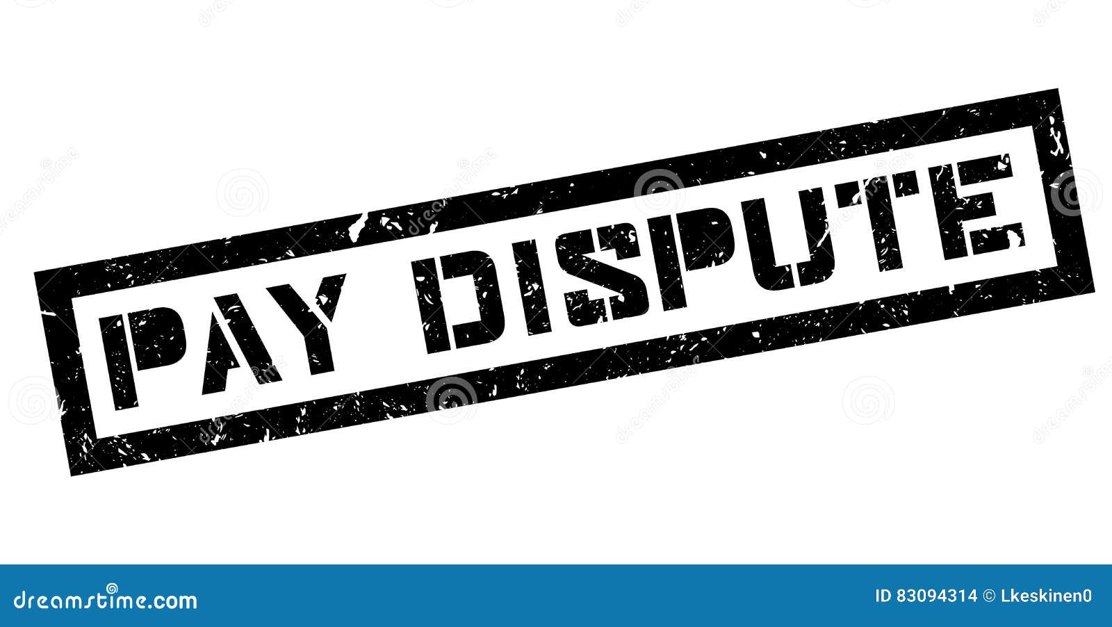 Pay dispute rubber stamp stock illustration. Illustration of debate ...