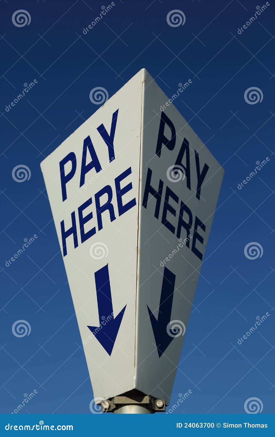 Pay Here stock photo. Image of payment, blue, settle - 24063700