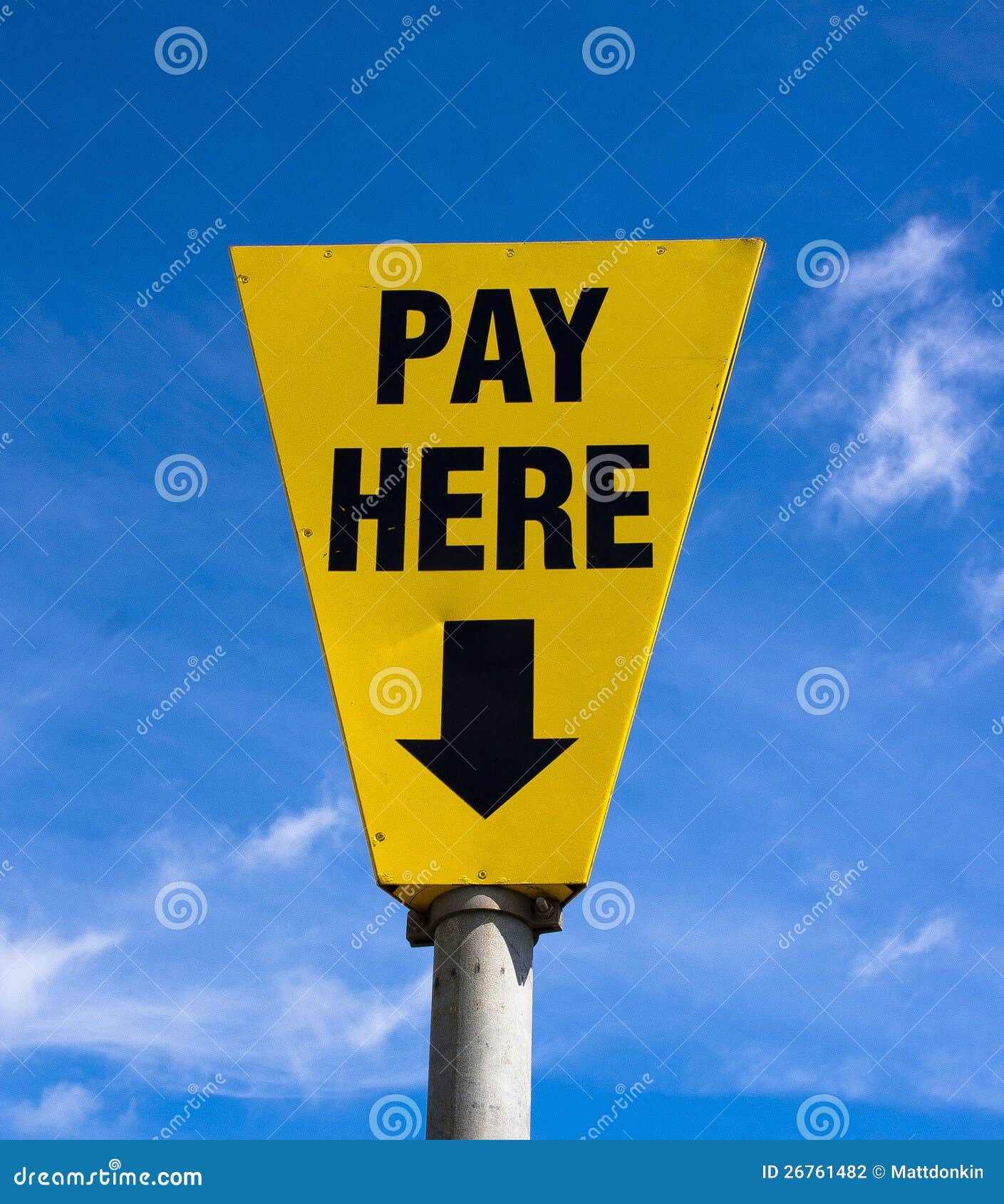 Pay Here stock photo. Image of business, purchasing, deposit - 26761482