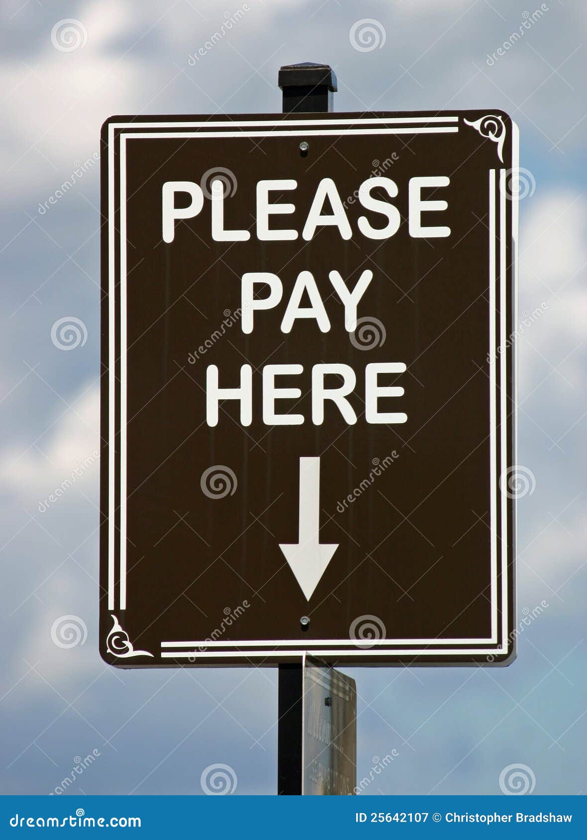 Pay Here Sign Royalty-Free Stock Photo | CartoonDealer.com #25642107