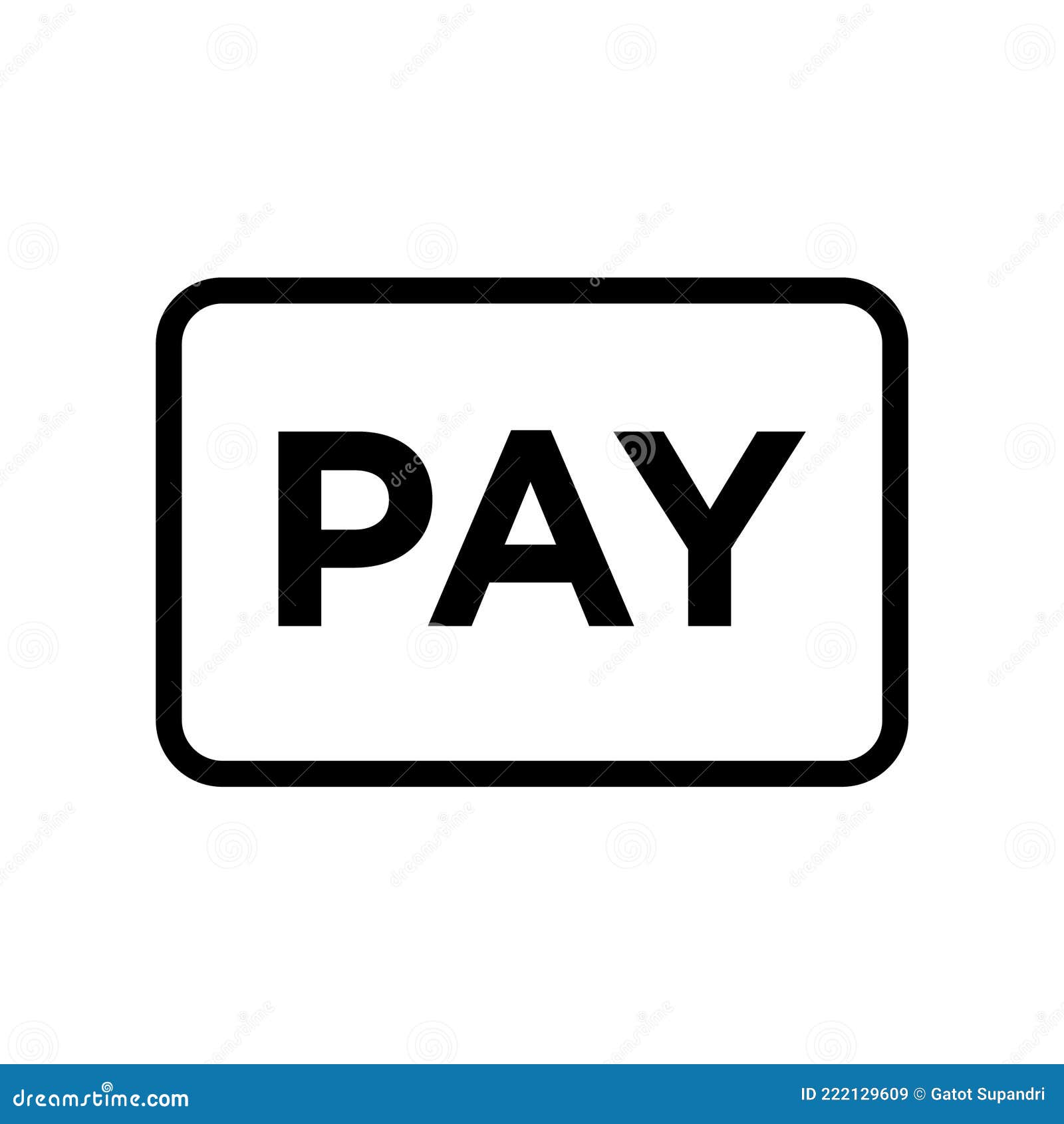 Pay Icon Vector Logo Design Template Stock Vector - Illustration of ...