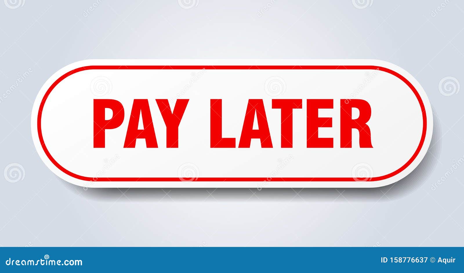 Buy Now Pay Later Sticker. Buy Now Pay Later Sign Set. Cartoon Vector ...