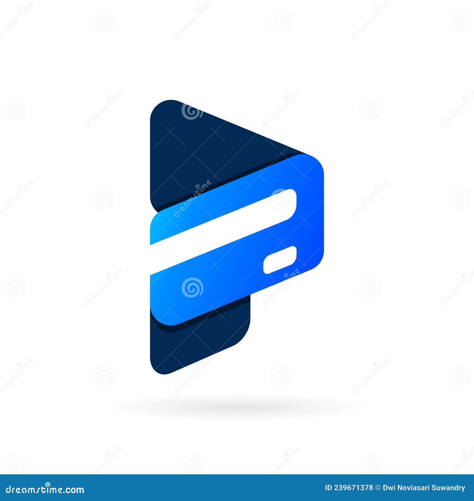 Pay Logo Forming Letter P Symbol Stock Vector - Illustration of credit ...