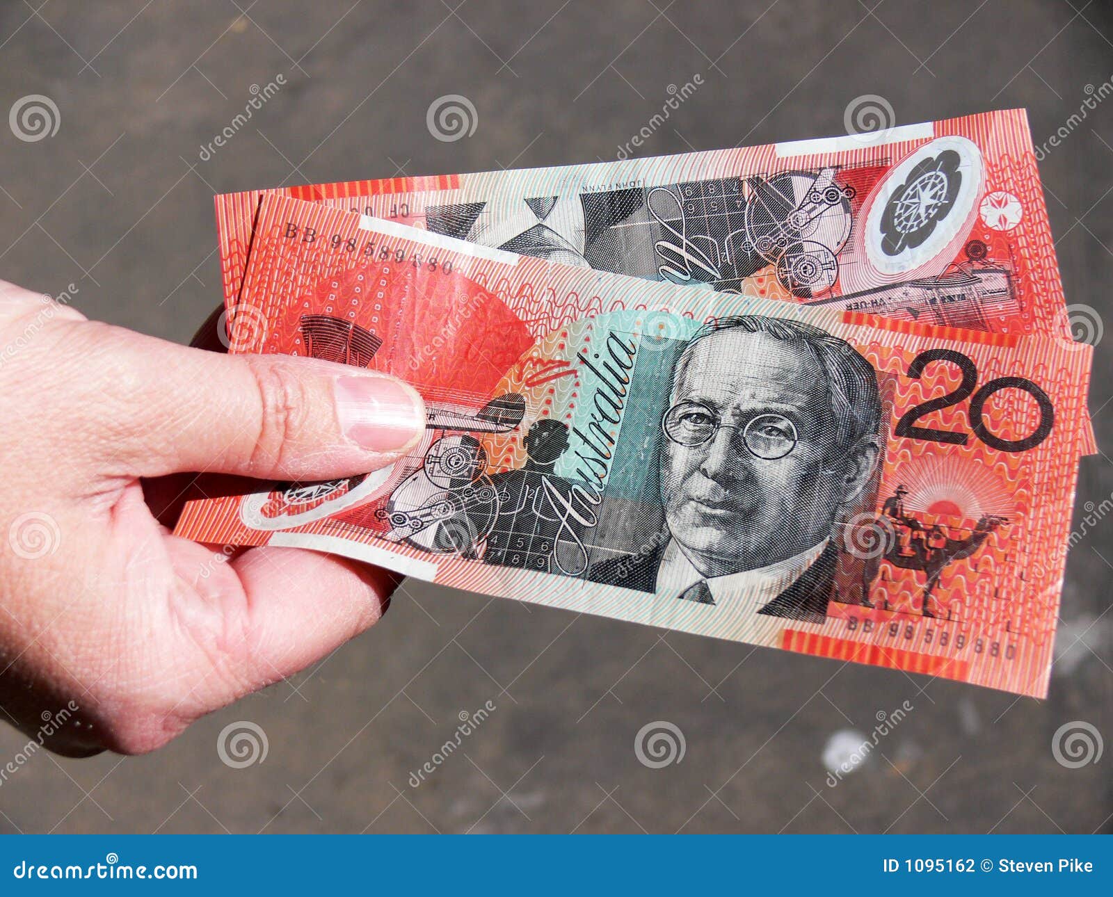 Pay me! stock photo. Image of notes, australia, handover - 1095162