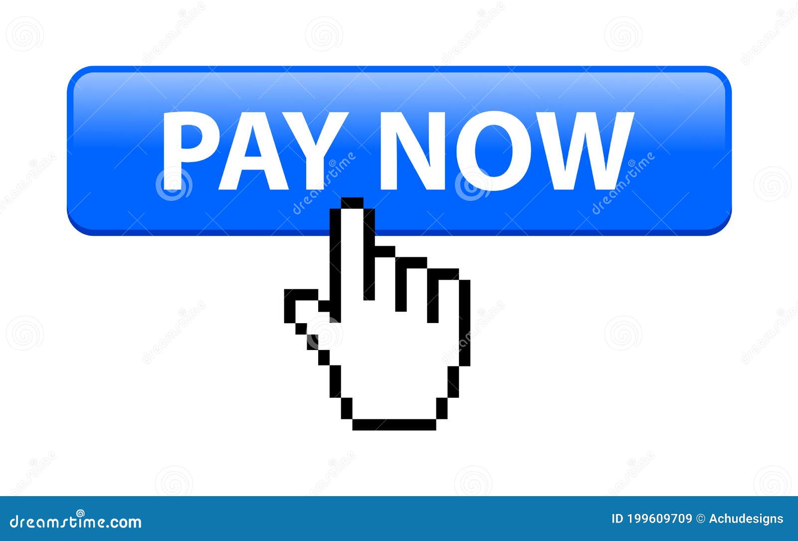 Pay now button stock vector. Illustration of accounts - 199609709