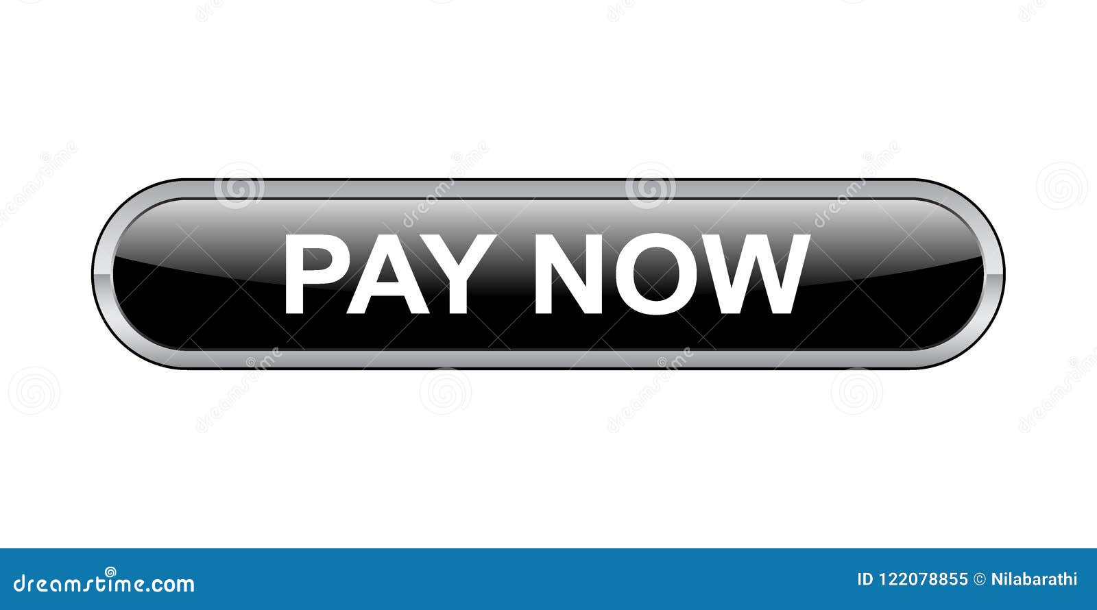 Pay now button stock illustration. Illustration of accepted - 122078855