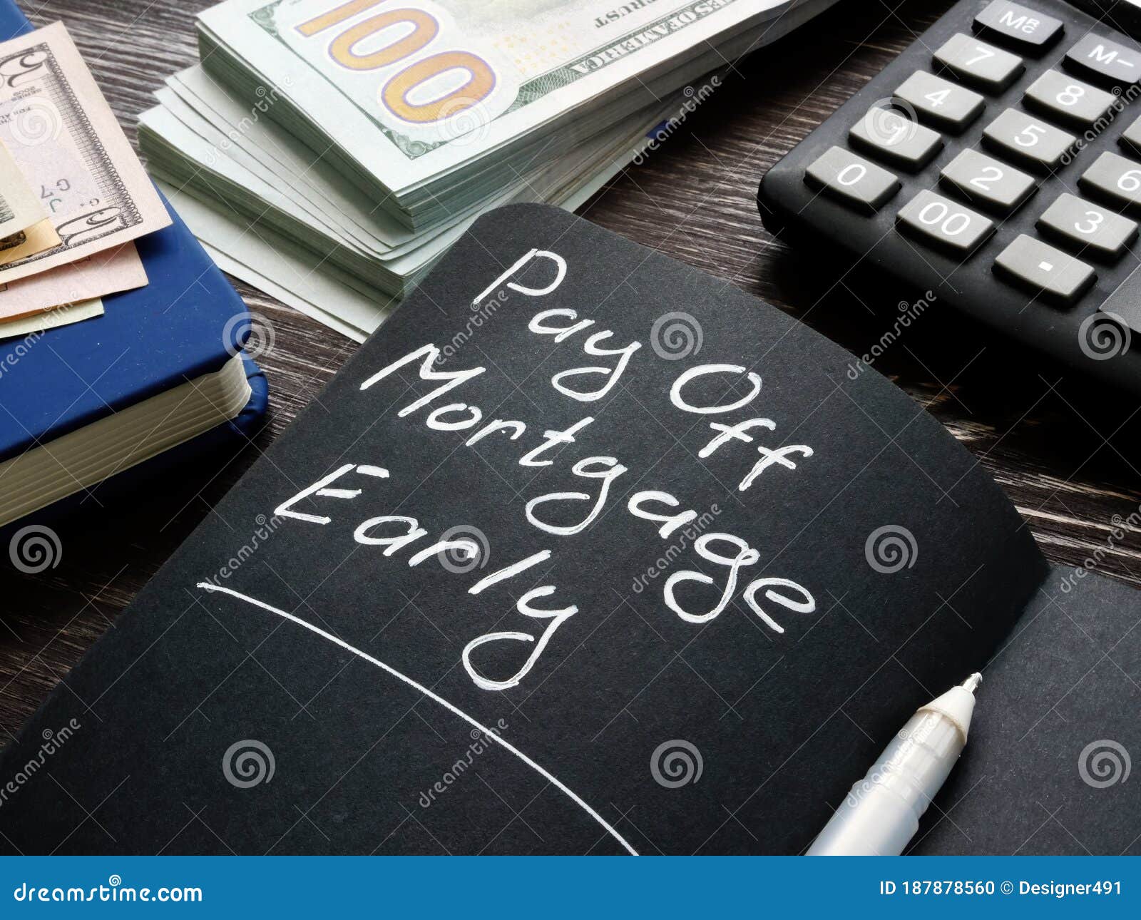 Pay Off Mortgage Early Memo on the Page. Stock Photo - Image of money ...