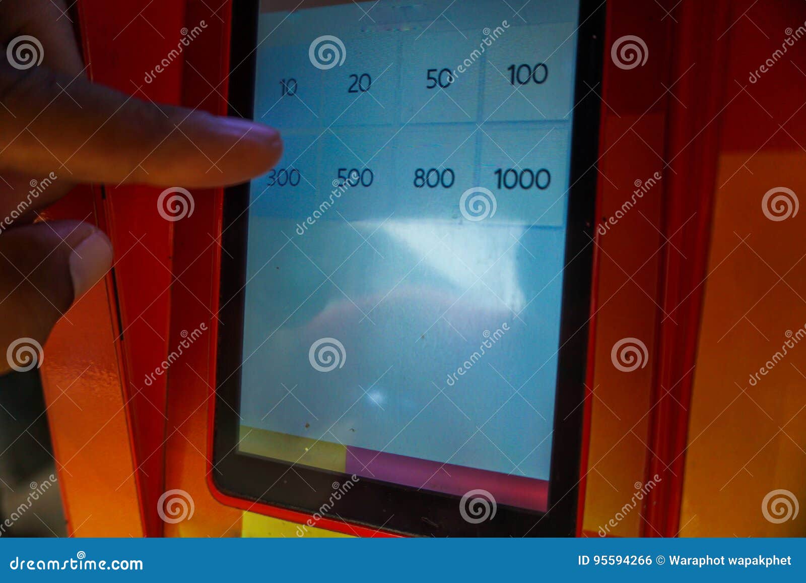 Pay in the pay box. stock photo. Image of city, opened - 95594266