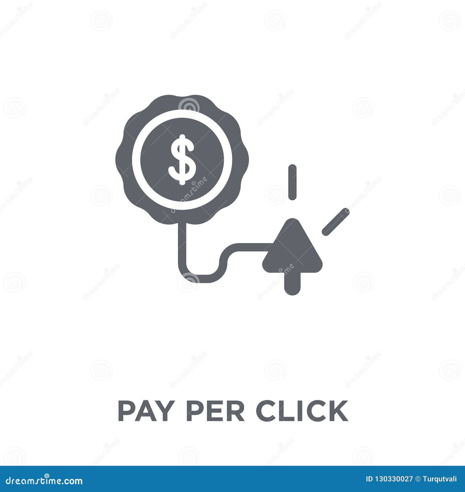 Pay Per Click Icon from Collection. Stock Vector - Illustration of icon ...