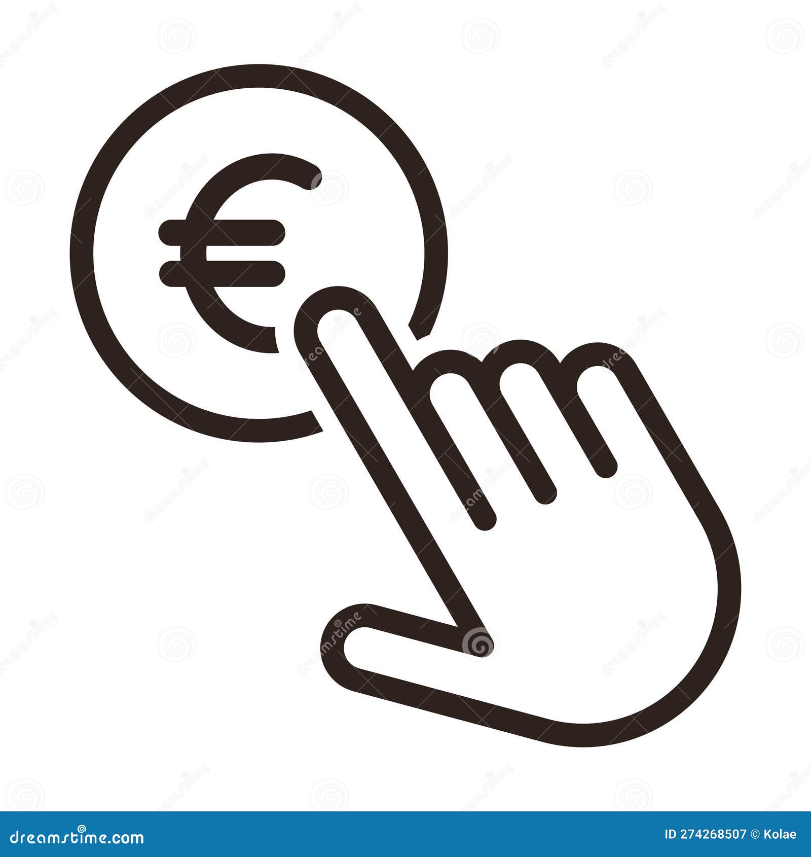 Pay Per Click Icon Concept, Pay Symbol Stock Illustration ...