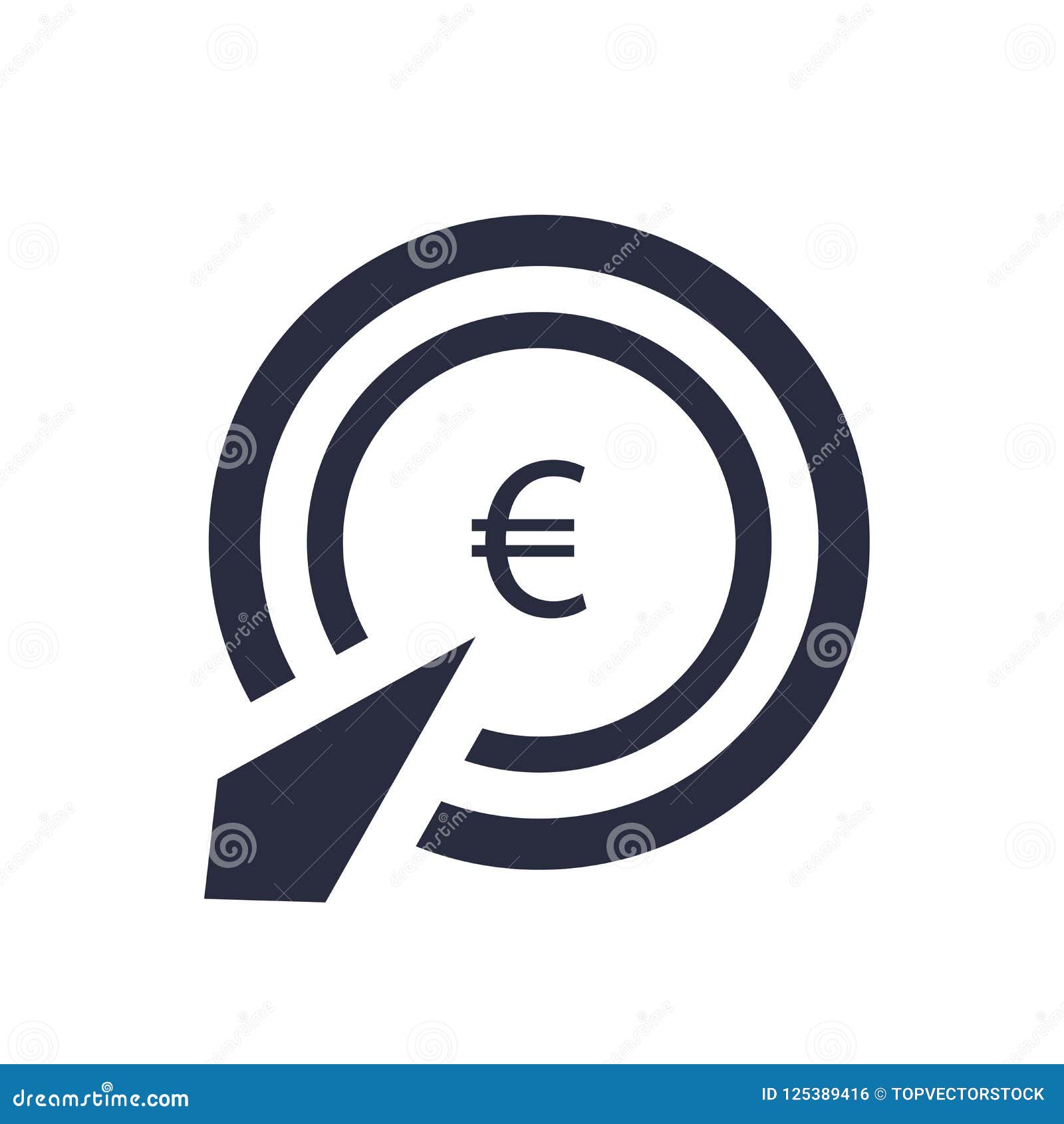 Pay Per Click Icon Vector Sign and Symbol Isolated on White Back Stock ...