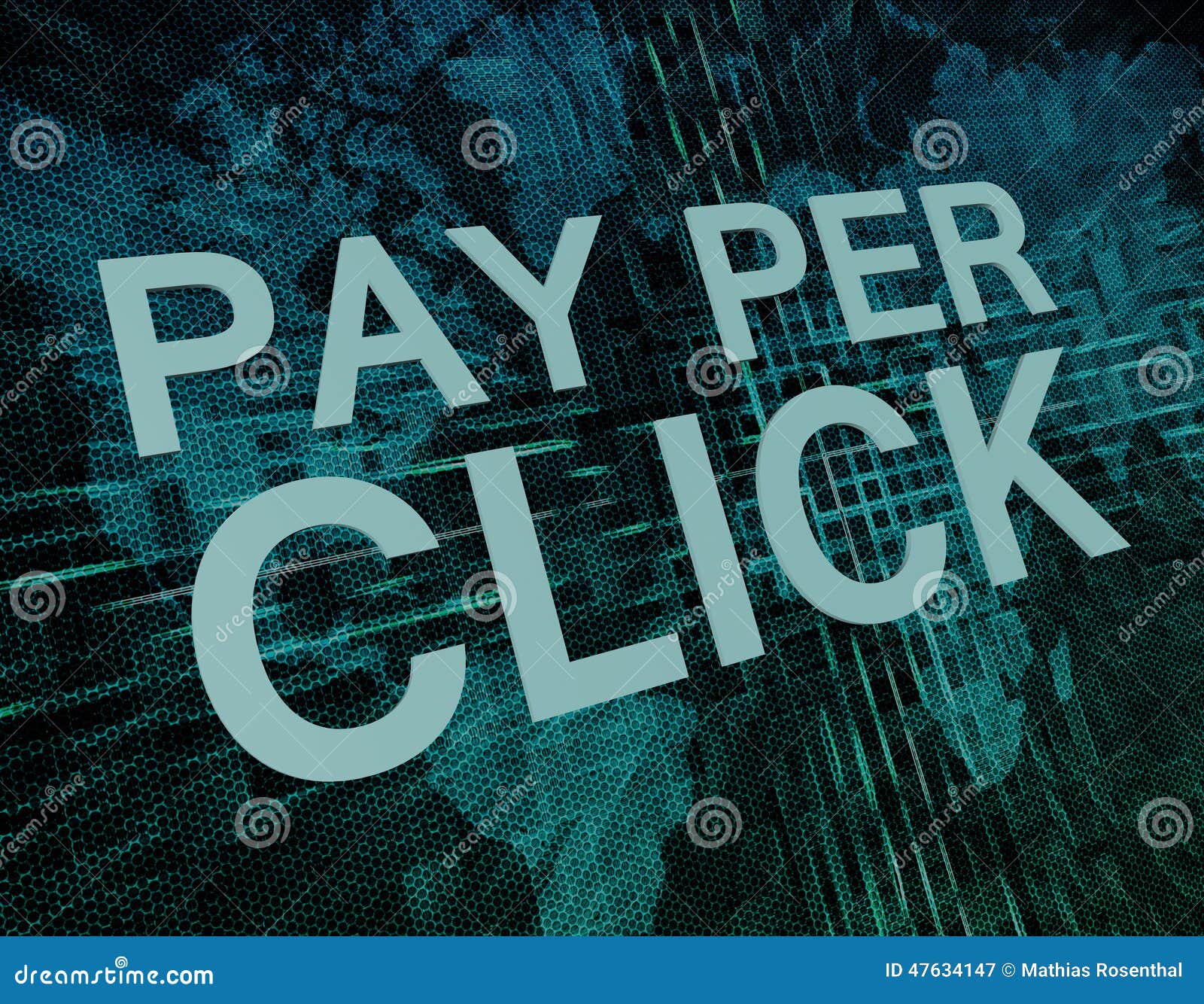 Pay per Click stock illustration. Illustration of banner - 47634147