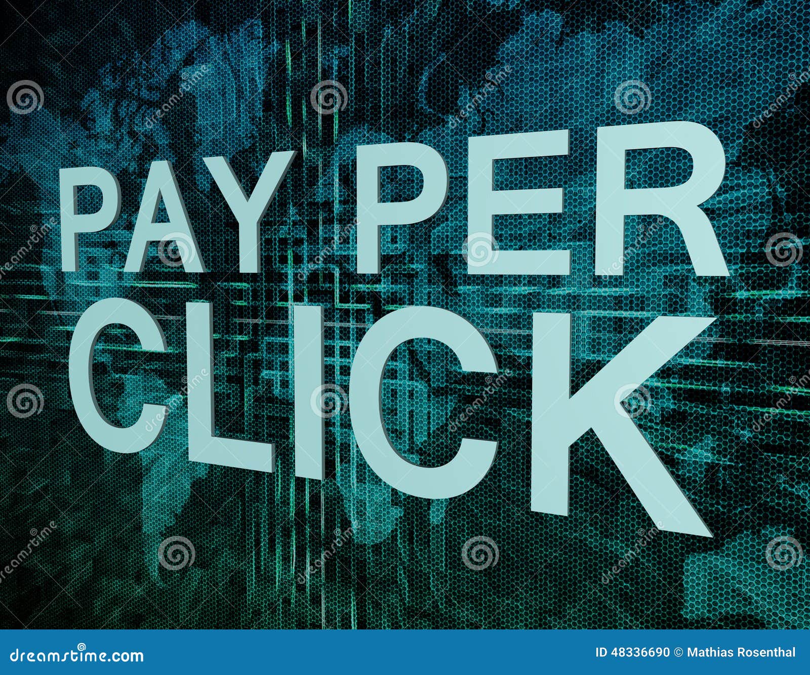 Pay per Click stock illustration. Illustration of target - 48336690