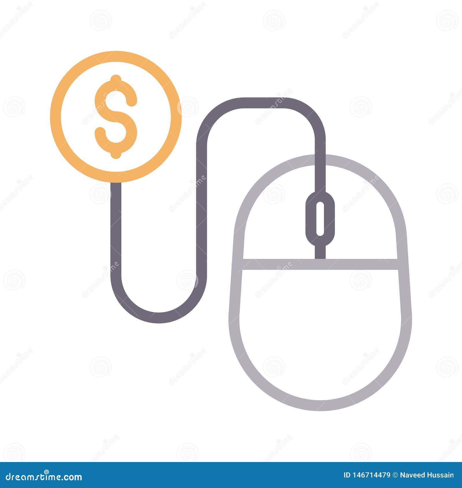 Pay Per Click Thin Line Color Vector Icon Stock Vector - Illustration ... Pay Per Click Thin Line Color Vector Icon Stock Vector - Illustration ...