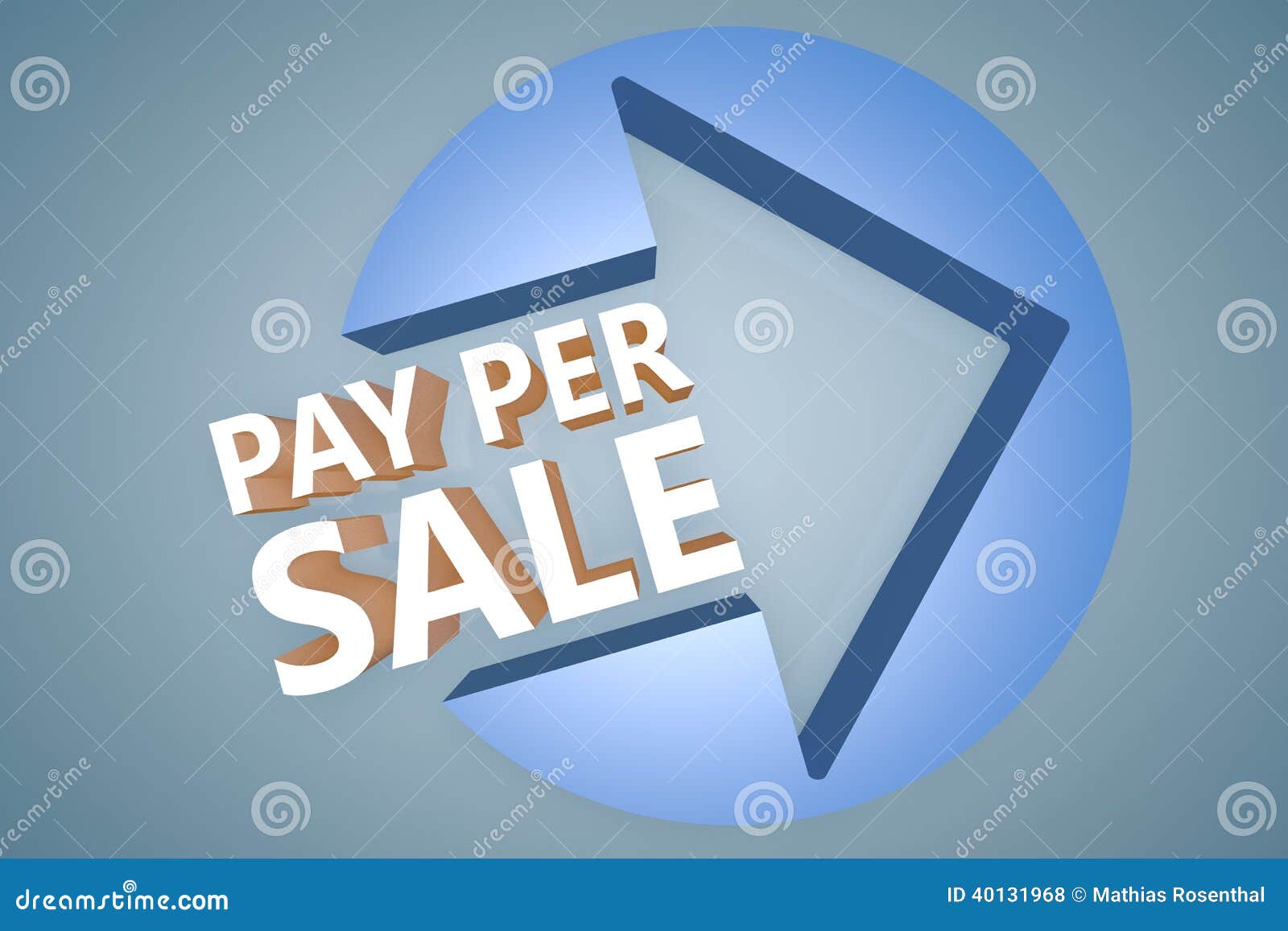 Pay per Sale stock illustration. Illustration of advertiser - 40131968