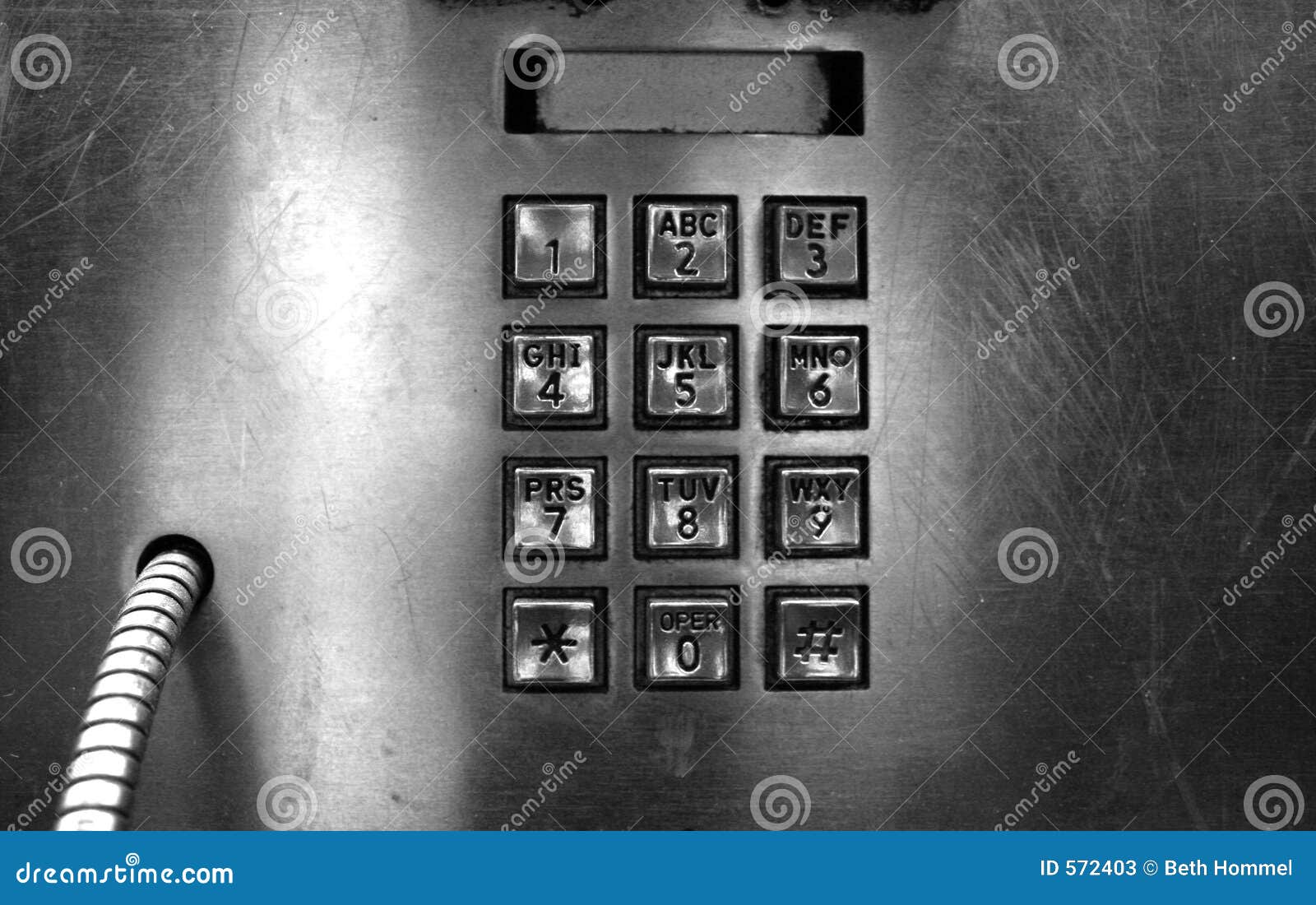 Pay Phone Key Pad stock image. Image of call, alphabet - 572403