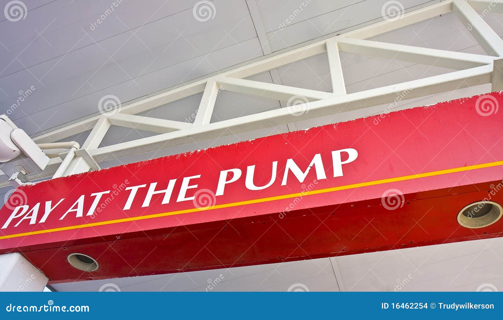 Pay at the Pump stock photo. Image of market, pumps, sign - 16462254