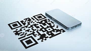 Pay Qr Code. Mobile Smartphone Screen for Payment, Online Pay, Scan ...