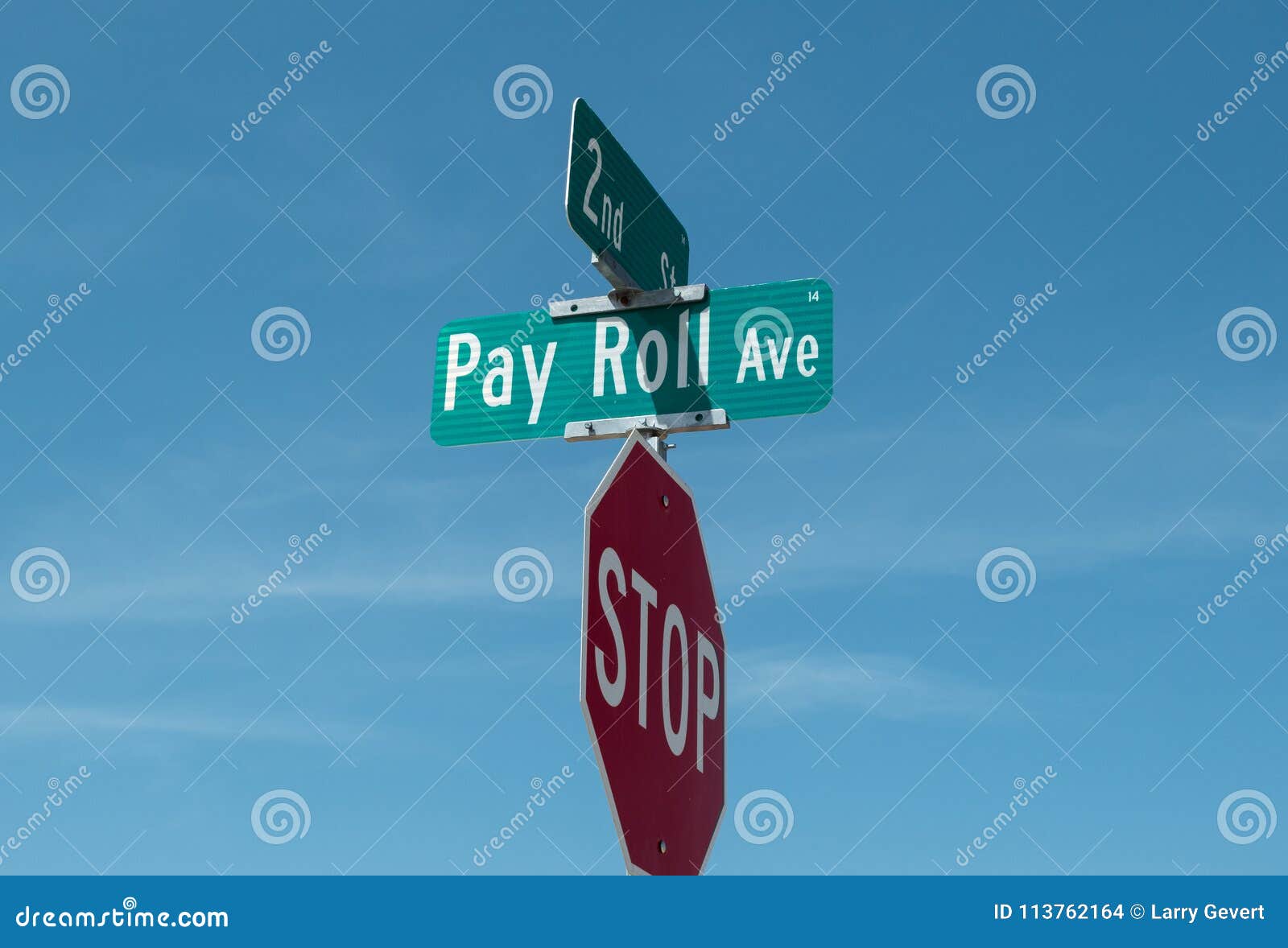 Pay Roll Avenue stock photo. Image of post, avenue, payroll - 113762164