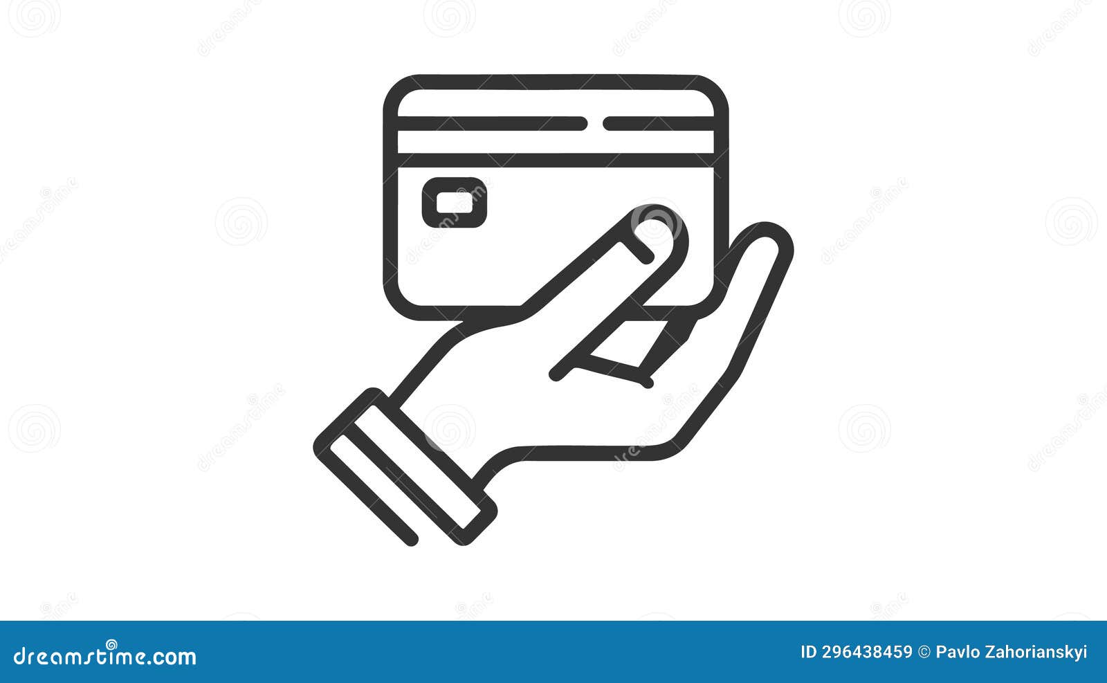 Pay Symbol, Logo Illustration. Editable Stroke Stock Illustration ...